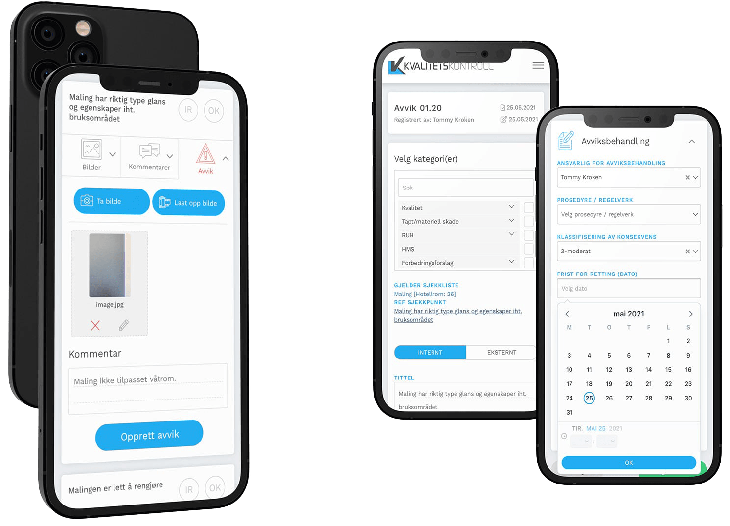 Avvik | Kvalitetskontroll AS